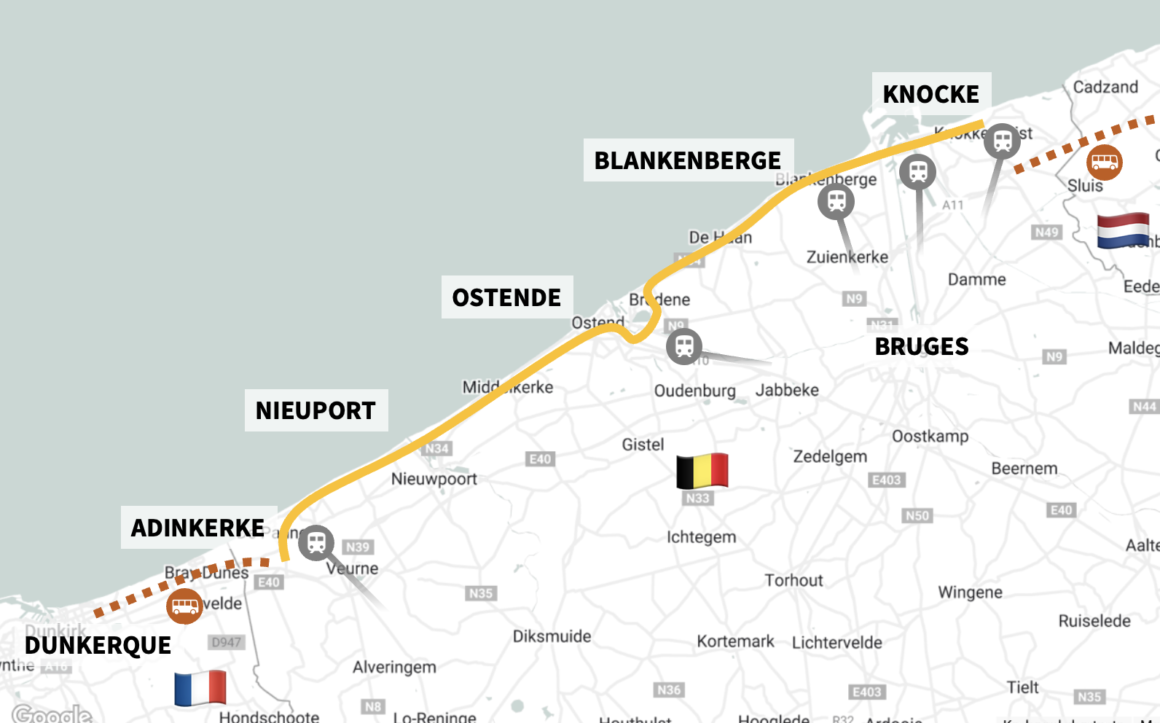 Kusttram : le plus long tramway du monde est sur la côte belge ...